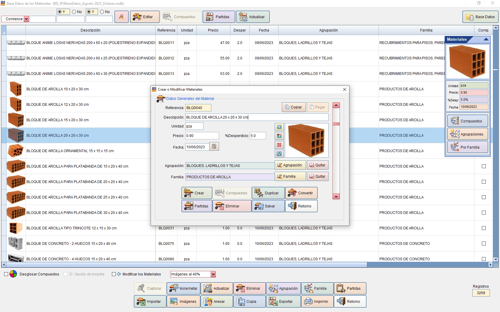 Base de Datos – IP-3 Software