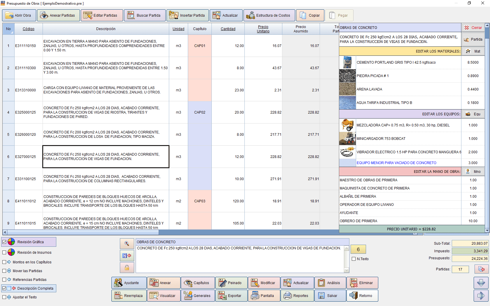 Control de Obras – IP-3 Software